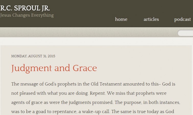 Some Thoughts on Sproul Jr.’s Public Confession